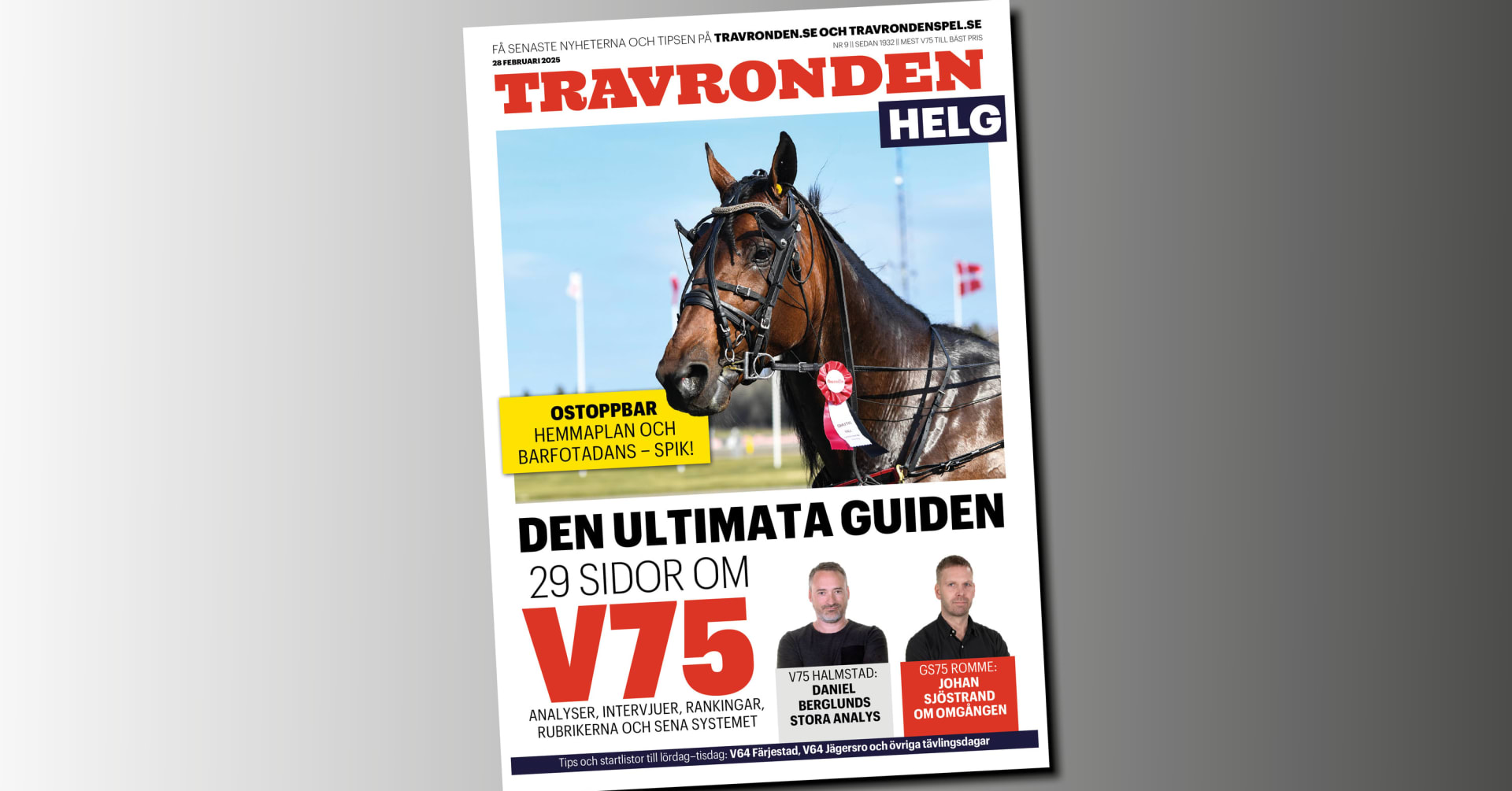 Nytt nummer av Travronden Helg ute · Senaste nyheterna om trav · Travronden