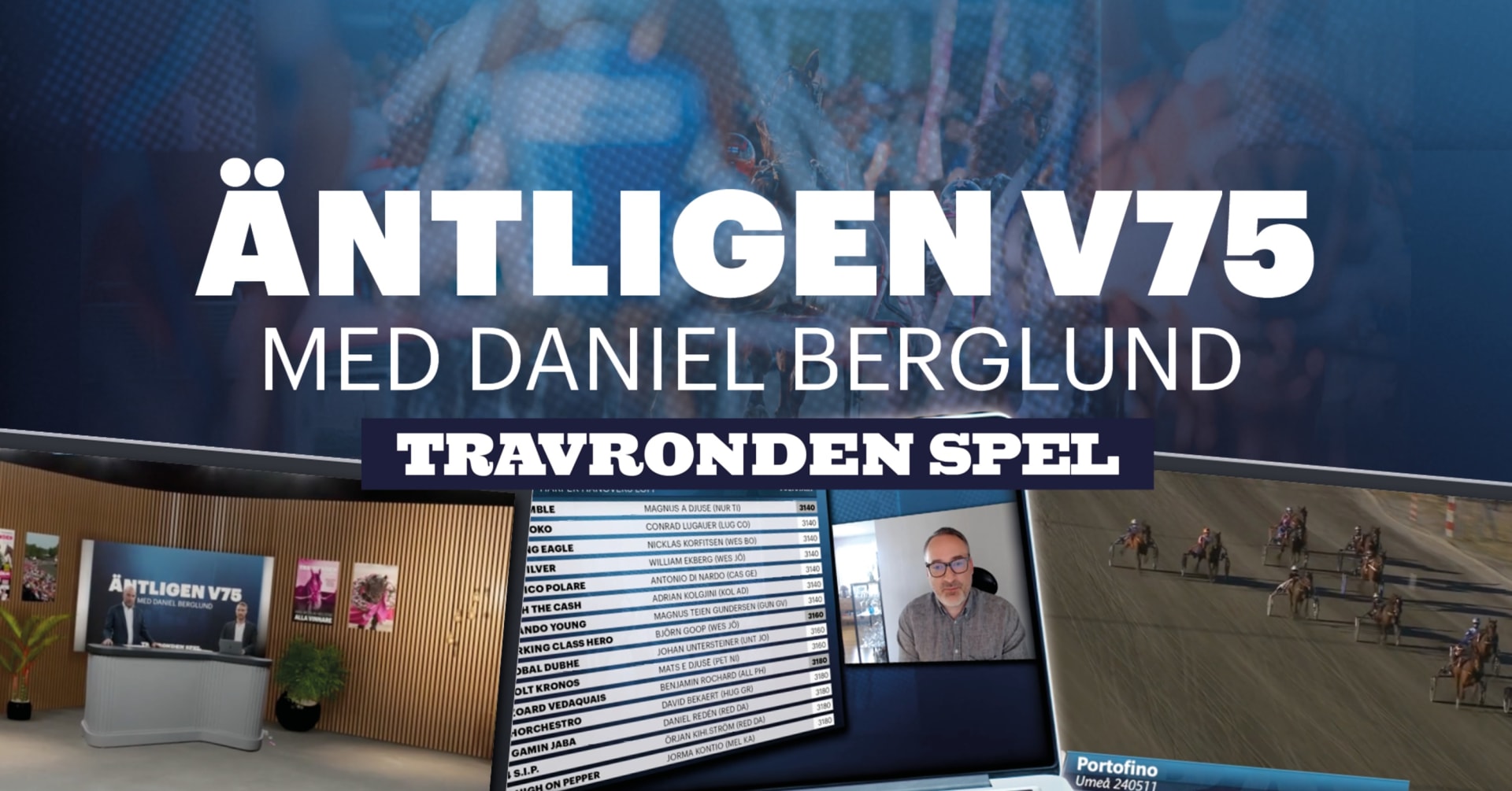 Äntligen V75 – med Daniel Berglund Tingsryd 7/6 · Senaste nyheterna om trav · Travronden