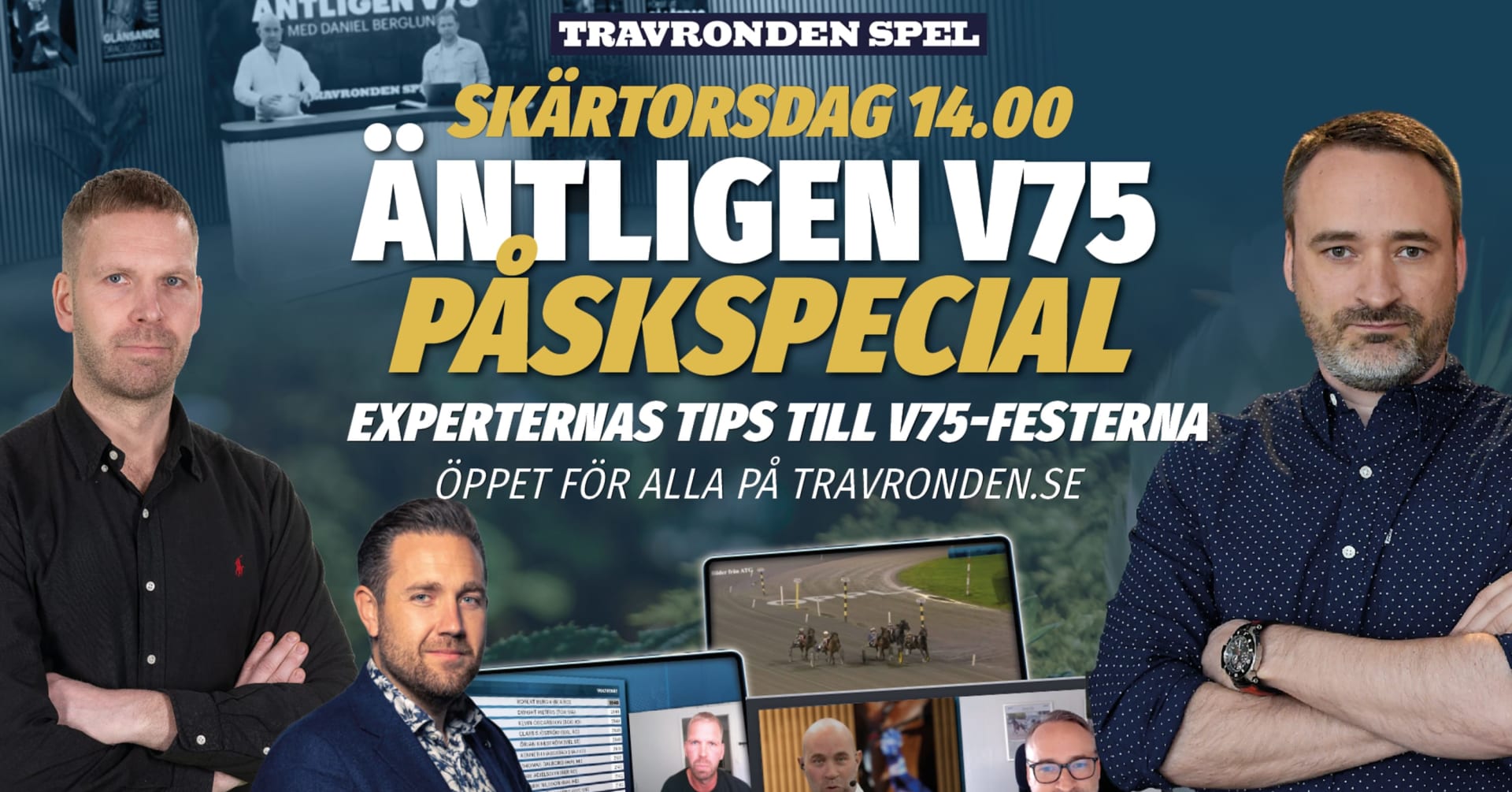Äntligen V75 Romme 20 april 2025 · Senaste nyheterna om trav · Travronden