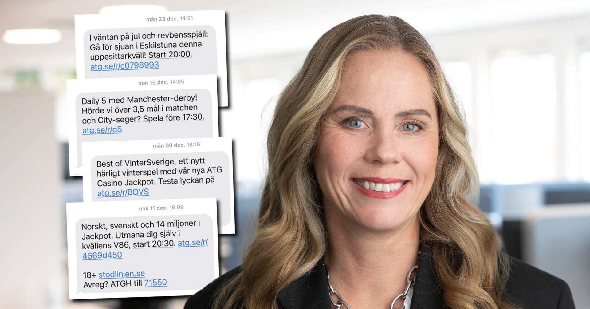 ATG:s Johanna Åberg om ökningen av sms-reklam · Senaste nyheterna om ...