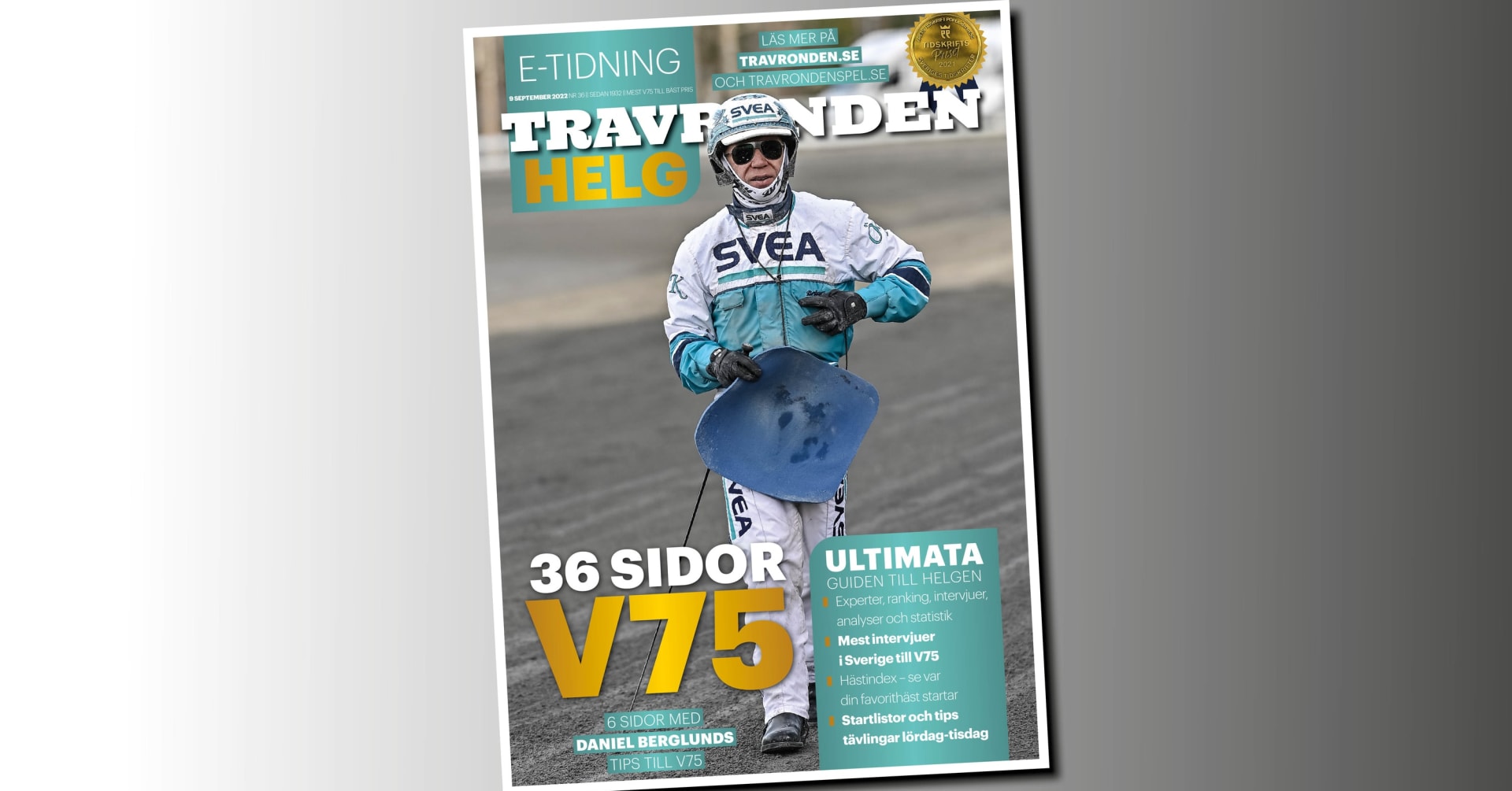 Nytt nummer av Travronden Helg ute · Senaste nyheterna om trav · Travronden