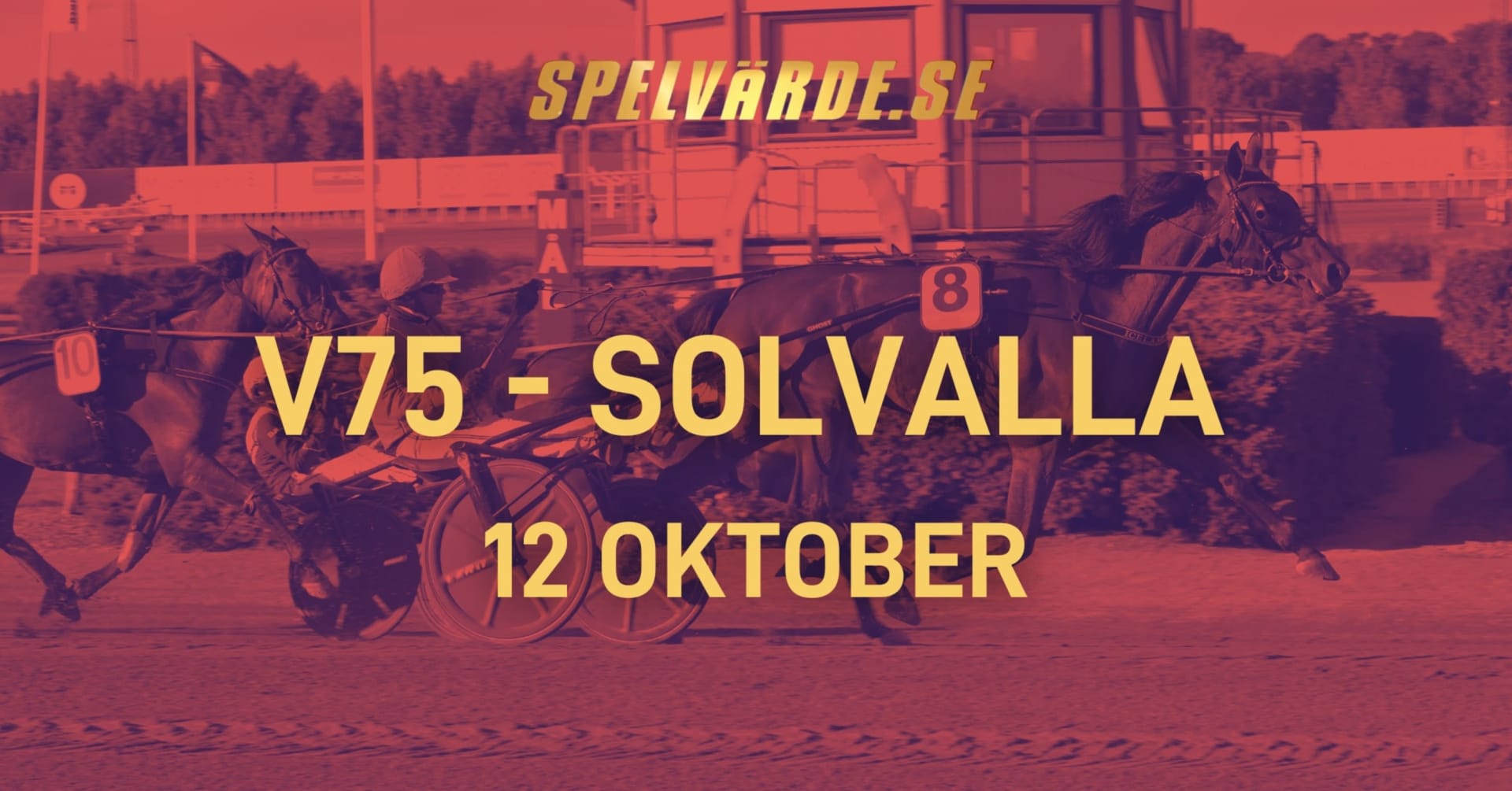 Uppsnack V75 Solvalla 12/10 · Spelvärde