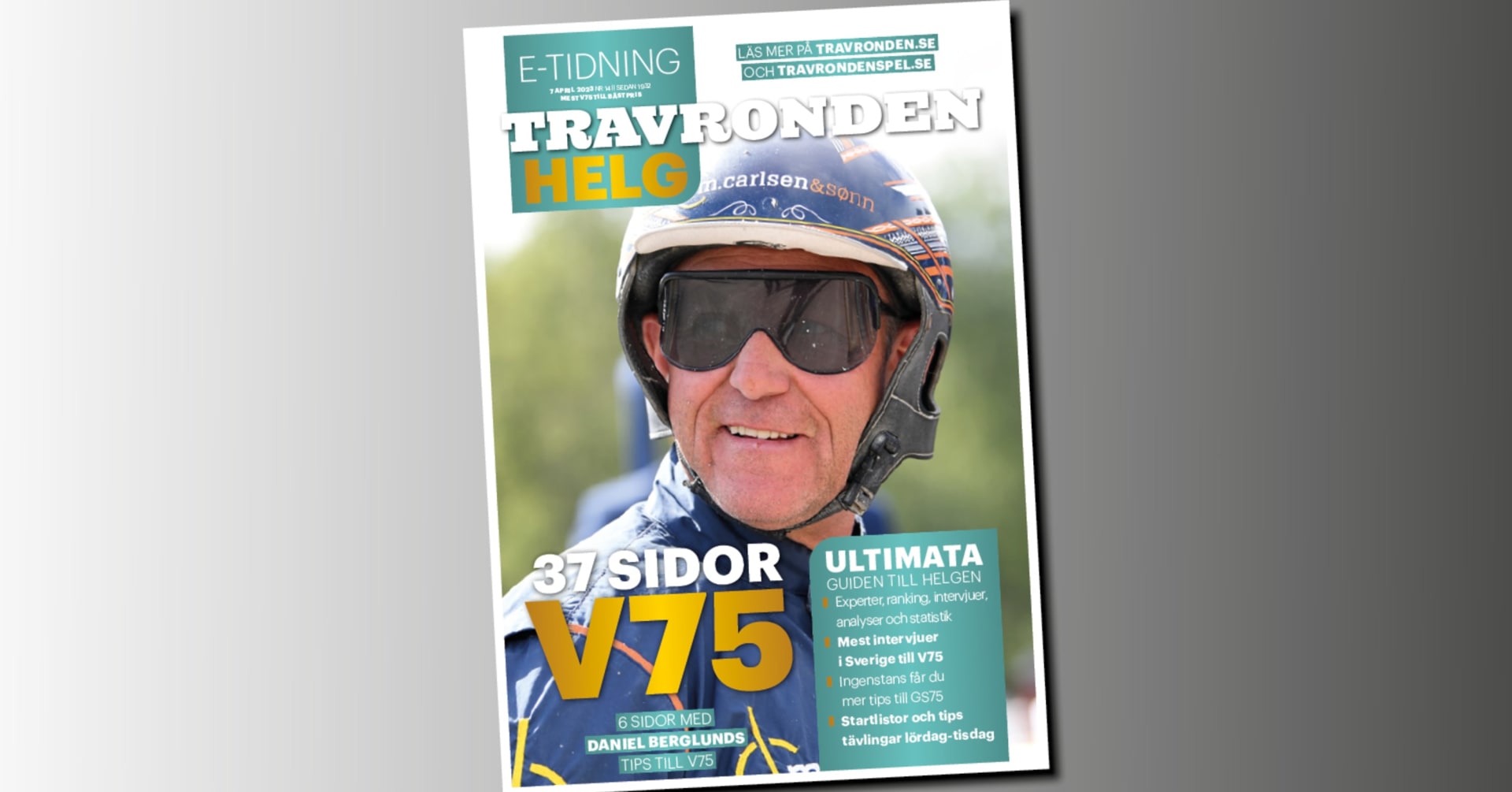 Nytt nummer av Travronden Helg ute · Senaste nyheterna om trav · Travronden