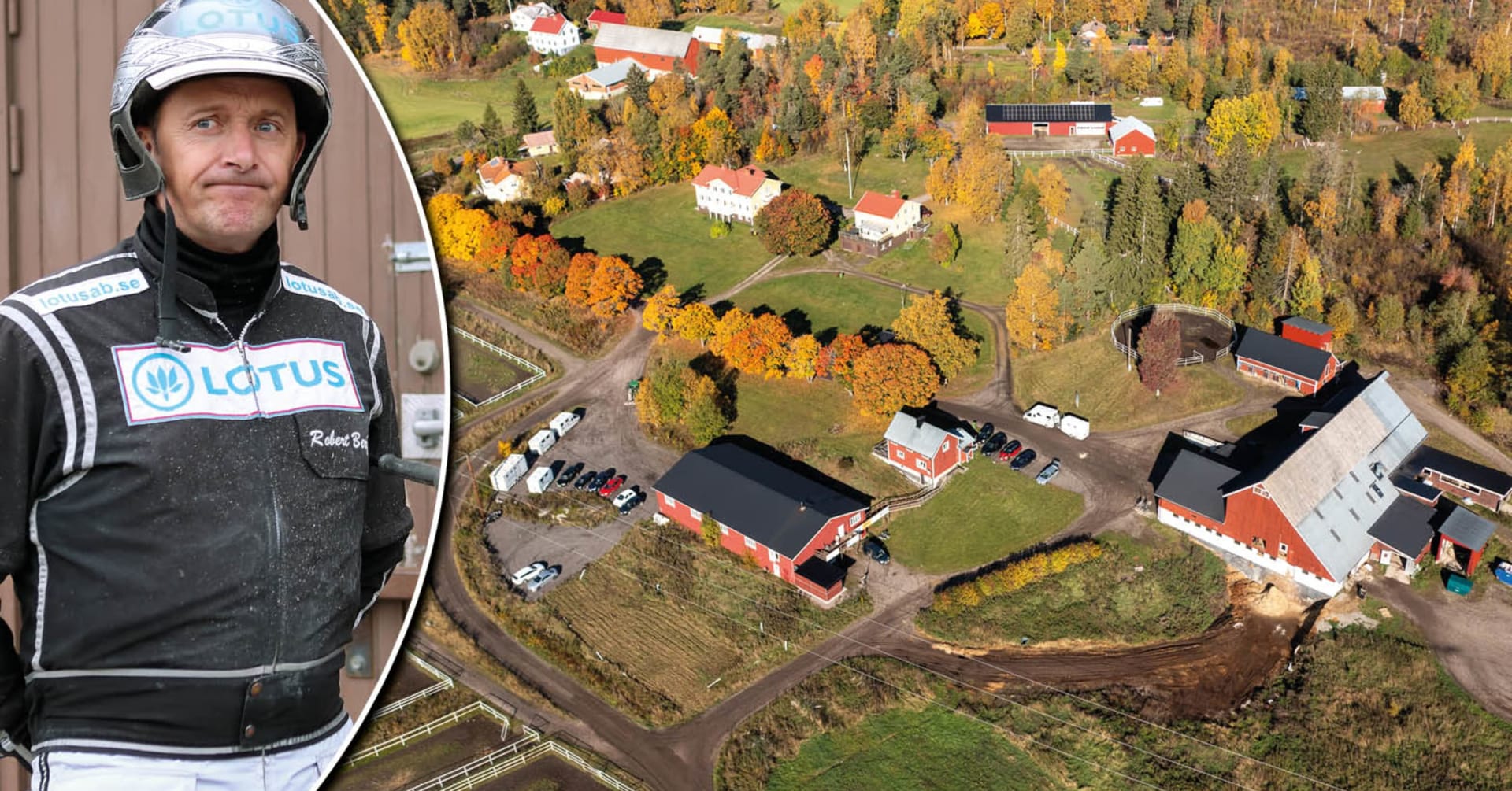 Robert Bergh flyttar alla hästar till Hajom · Senaste nyheterna om trav · Travronden