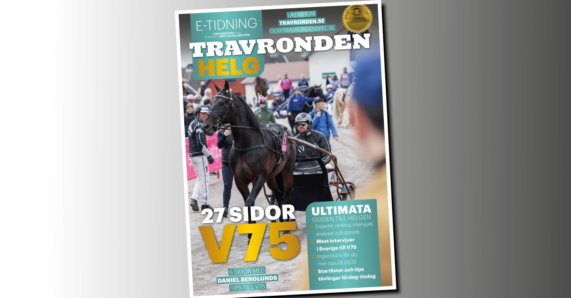Nytt nummer av Travronden Helg ute · Senaste nyheterna om trav · Travronden